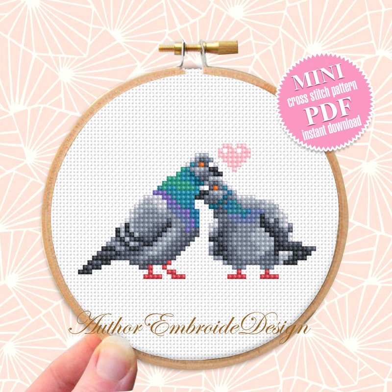 Dove Cross Stitch - Etsy