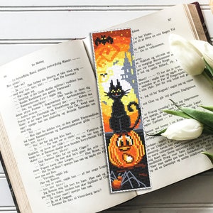 Halloween Bookmark Set Cross Stitch Pattern PDF Download Halloween ...