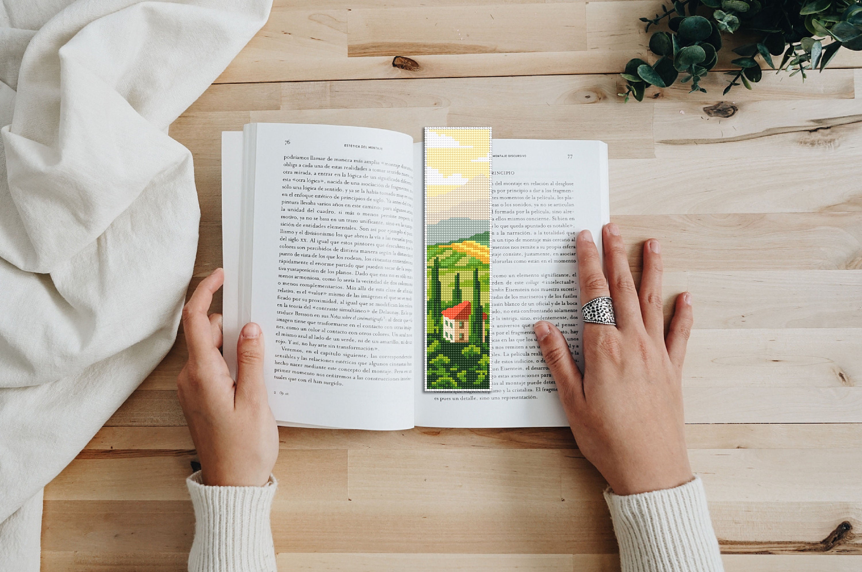 Bookmark Italy Cross Stitch Pattern Digital PDF Handmade - Etsy