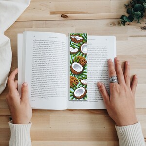 Summer Bookmark Cross Stitch Pattern PDF Download Tropical Fruit ...