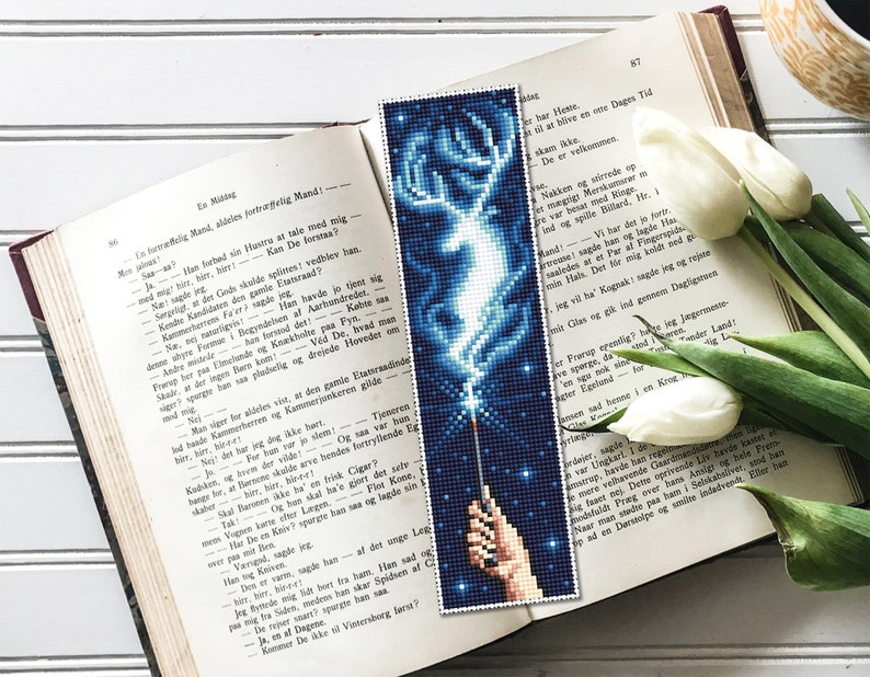 Magic Bookmark Cross Stitch Pattern Download PDF Handmade - Etsy