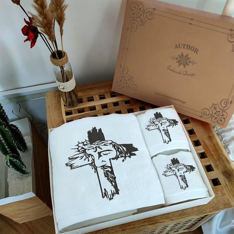 Jesus Cross Embroidery Design Machine Embroidery Pattern 4 Sizes ...