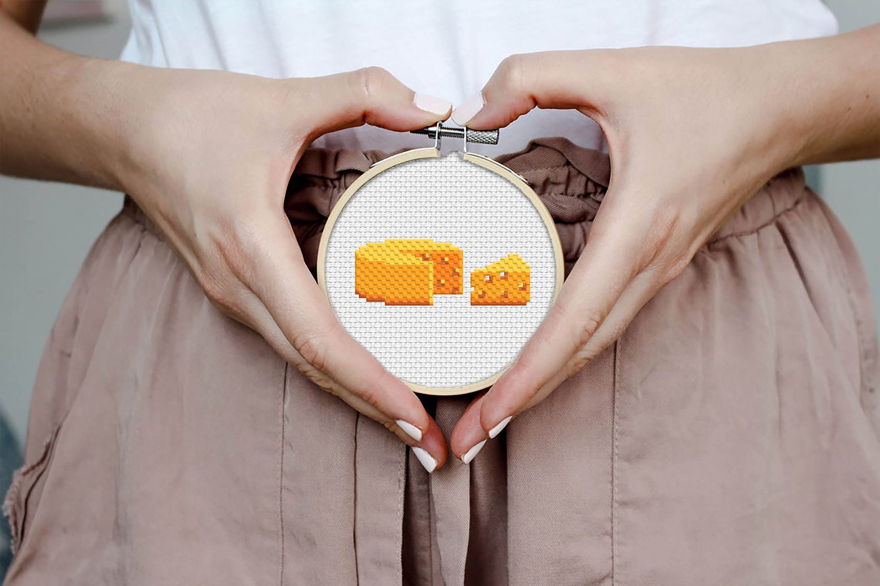 Cheese Small Cross Stitch Pattern PDF Mini Cross Stitch Chart - Etsy