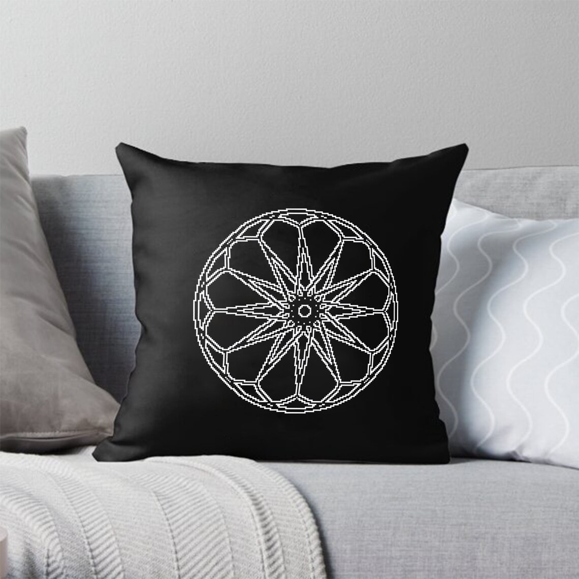 Wheel of Fortune Mandala Cross Stitch Pattern Download PDF - Etsy