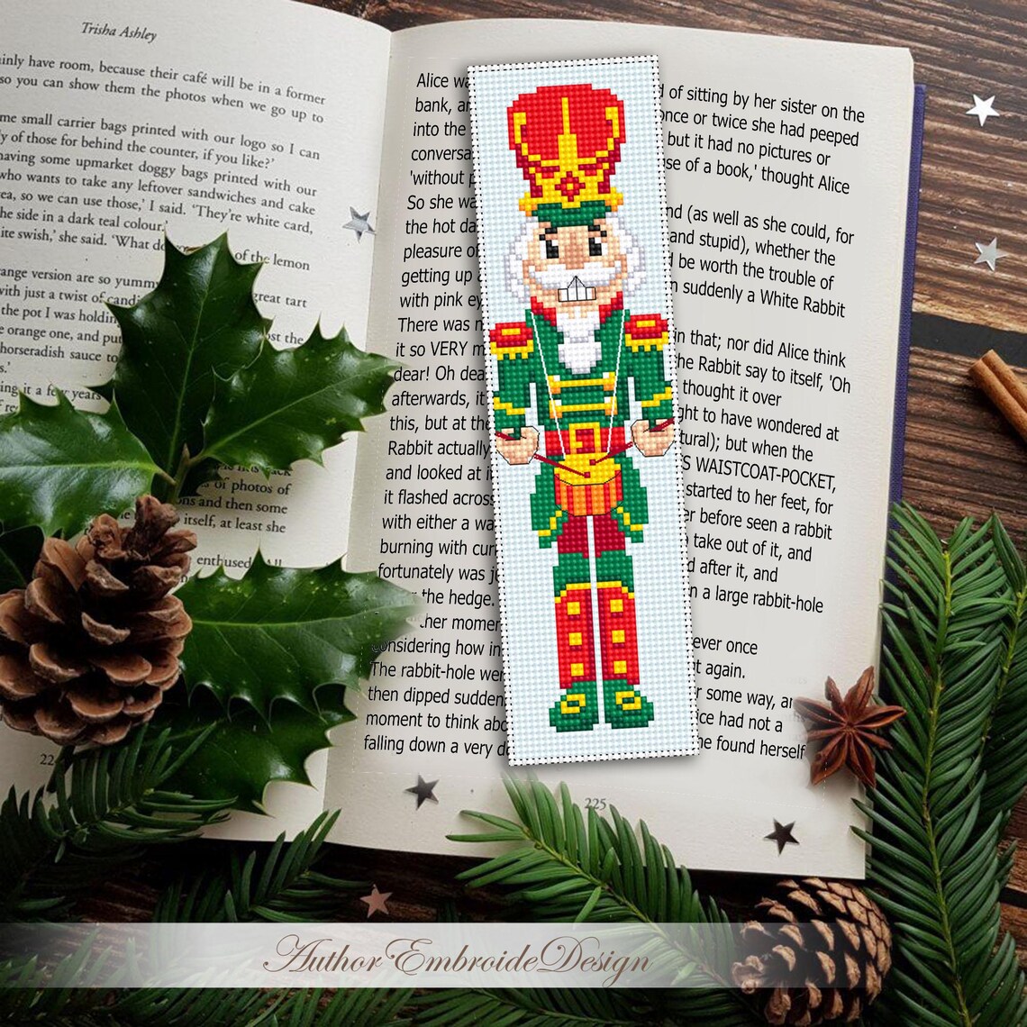 Christmas Nutcracker Bookmark Cross Stitch Pattern PDF Download ...