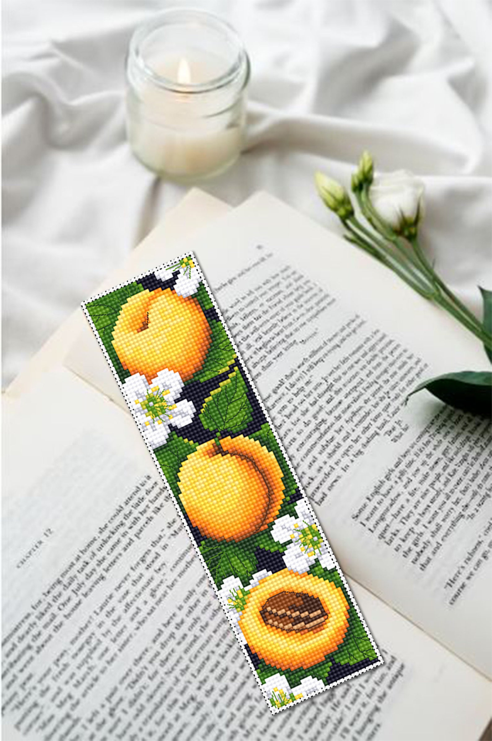 Floral Bookmark Set Cross Stitch Pattern PDF Download Handmade - Etsy