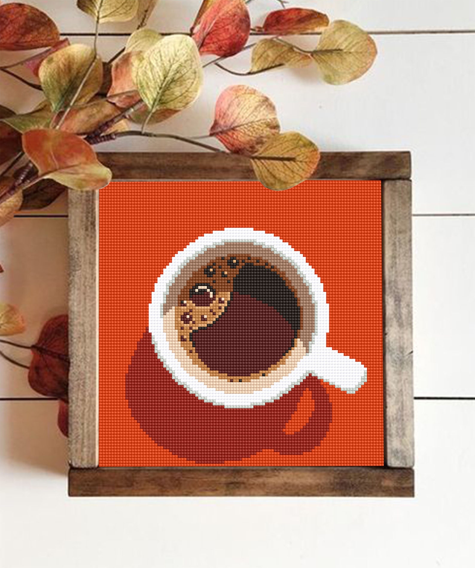 Coffee Cross Stitch Pattern PDF Download Kitchen Cross Stitch - Etsy