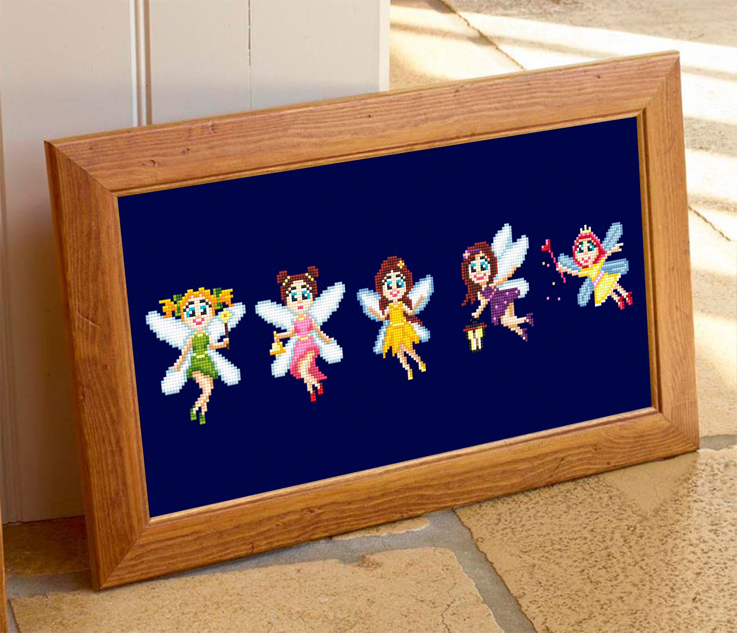 Funny Fairies Cross Stitch Pattern PDF Download Small Cross Stitch ...