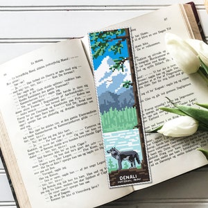 Denali National Park Bookmark Cross Stitch Pattern PDF Download Nature ...
