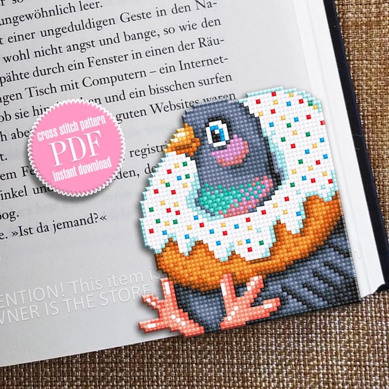 Needlepoint Bookmark Birds - Etsy UK