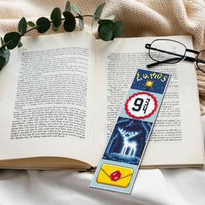 Magic Bookmark Cross Stitch Pattern PDF Download, Fantasy Bookmark ...
