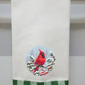 Christmas Cardinal Cross Stitch Pattern PDF Download Red Bird Cross ...