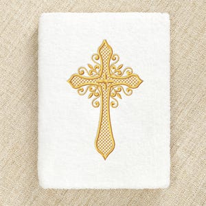 Religious Cross Embroidery Design Machine Embroidery Pattern 4 Sizes ...