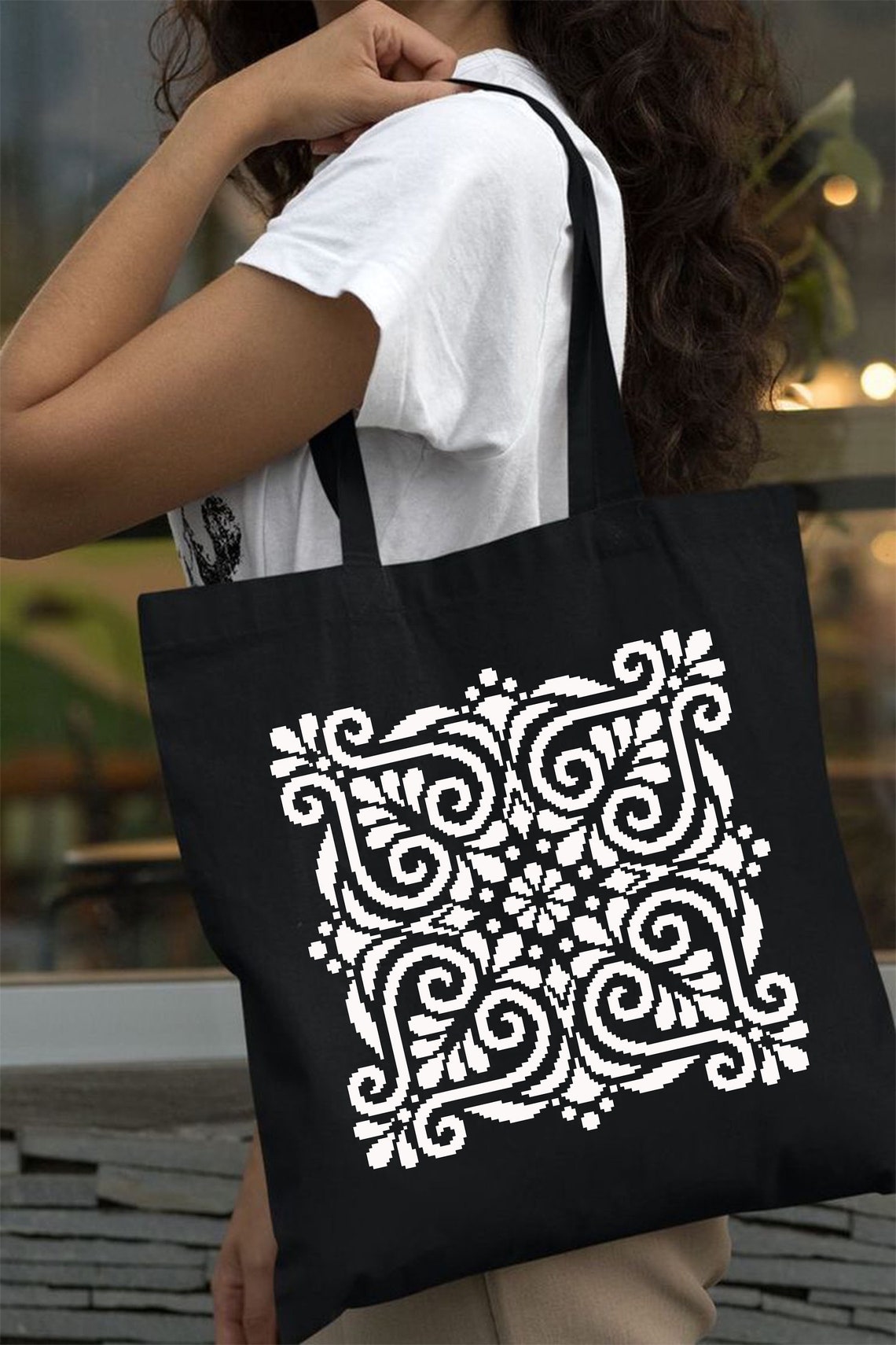 Square Mandala Cross Stitch Pattern Download PDF Modern - Etsy