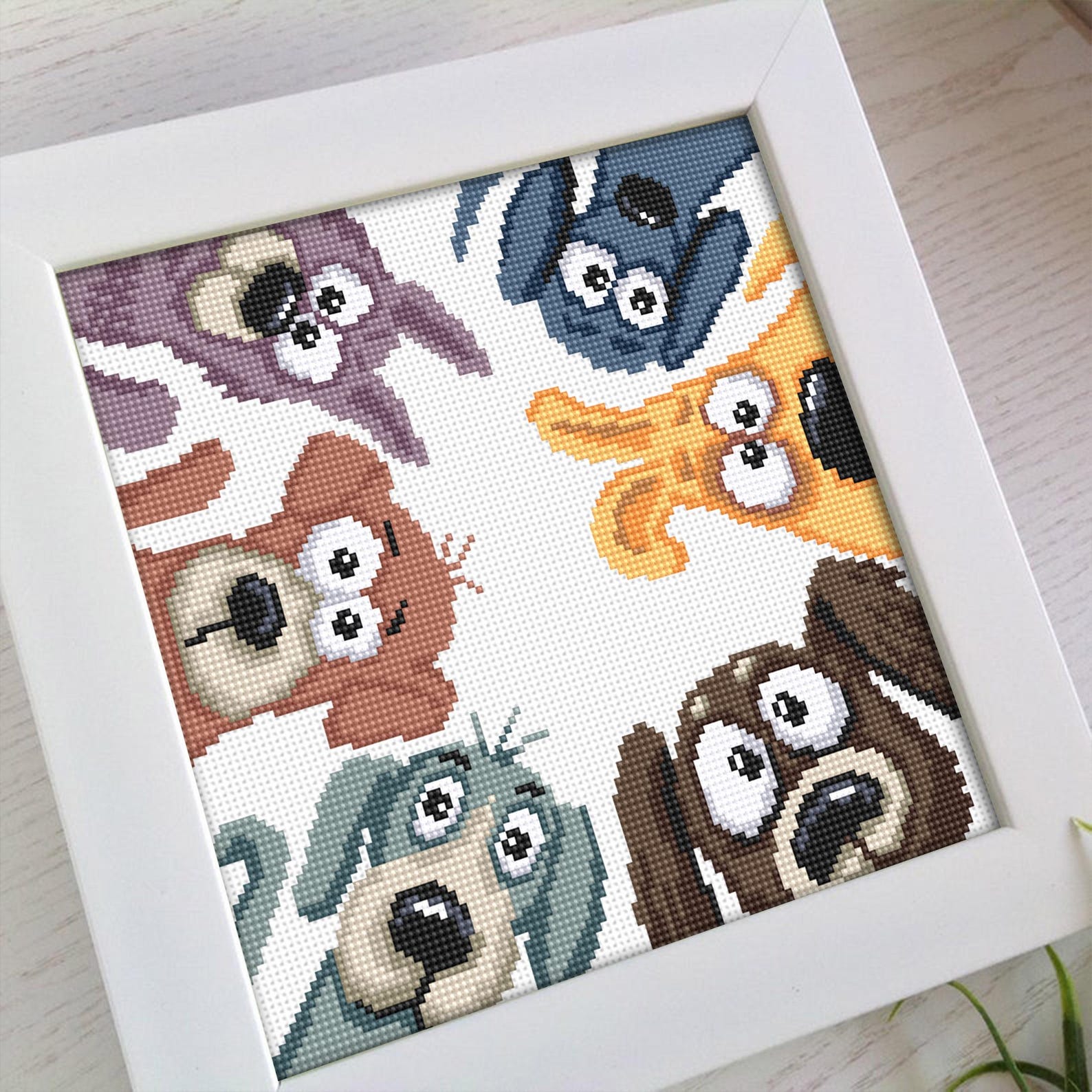 Funny Dogs Cross Stitch Pattern PDF Instant Download Pet Cross Stitch ...