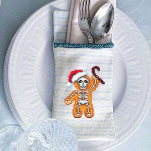 Gothic Gingerbread Man Cross Stitch Pattern Download PDF Christmas ...