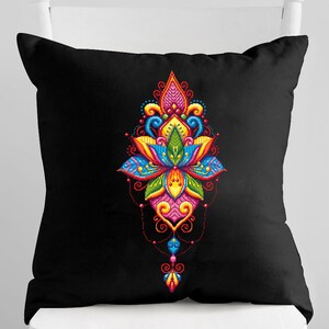 Lotus Flower Mandala Cross Stitch Pattern PDF Download Floral Mandala ...