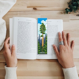 Sequoia National Park Bookmark Cross Stitch Pattern PDF Download Nature ...