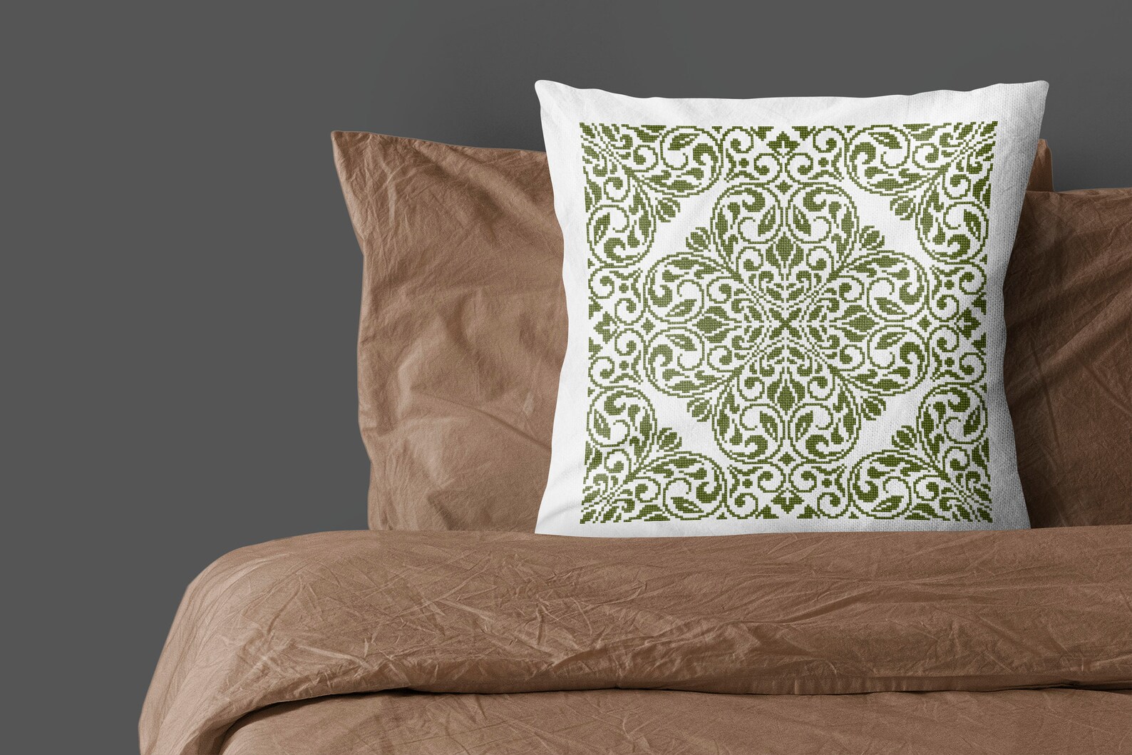 Floral Mandala Cross Stitch Pattern PDF Download Square - Etsy