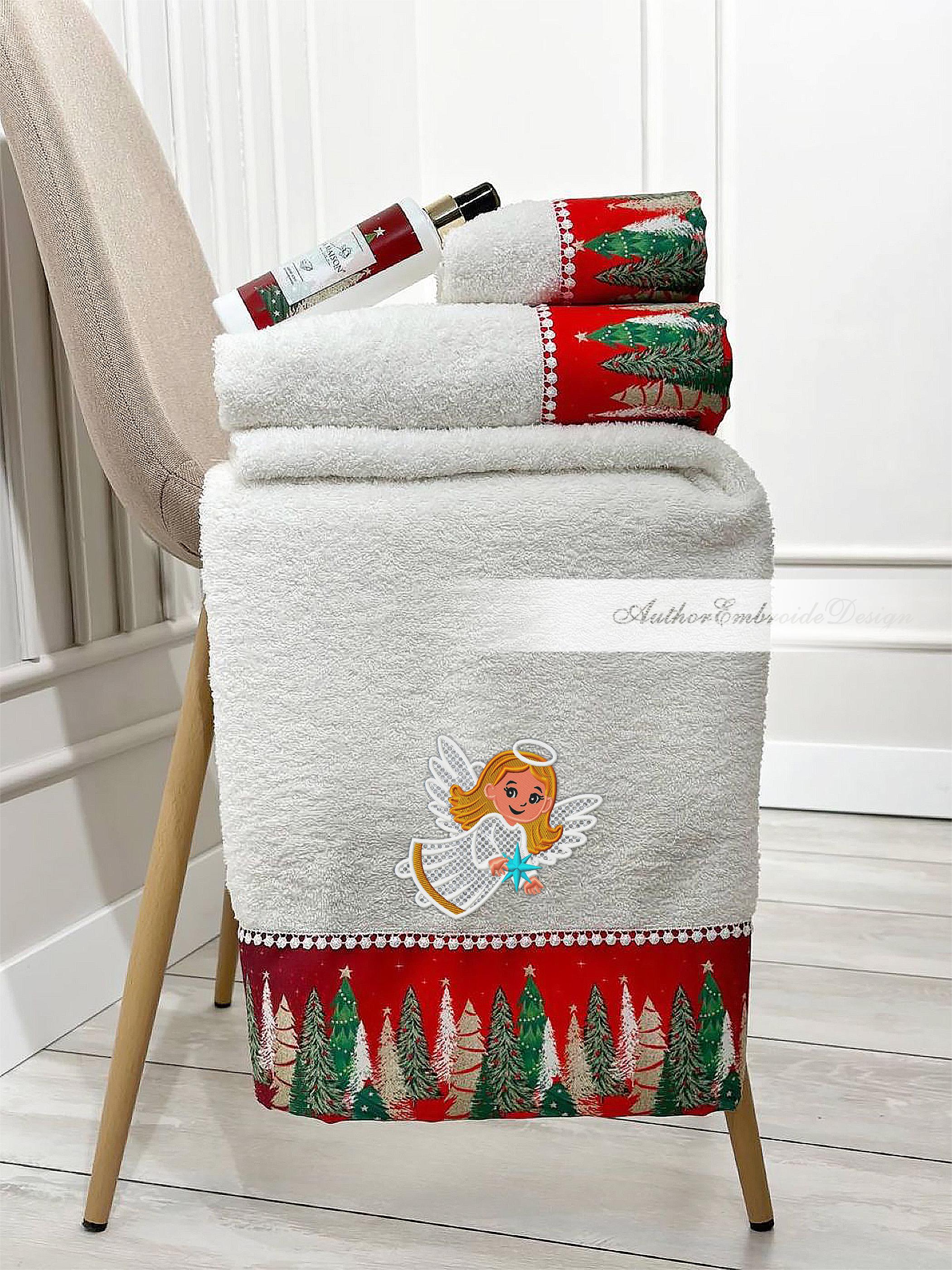 FSL Christmas Angel Machine Embroidery Design Download - Earrings and ...