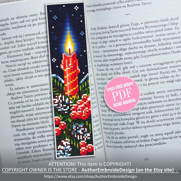 Embroidery Bookmark - Etsy