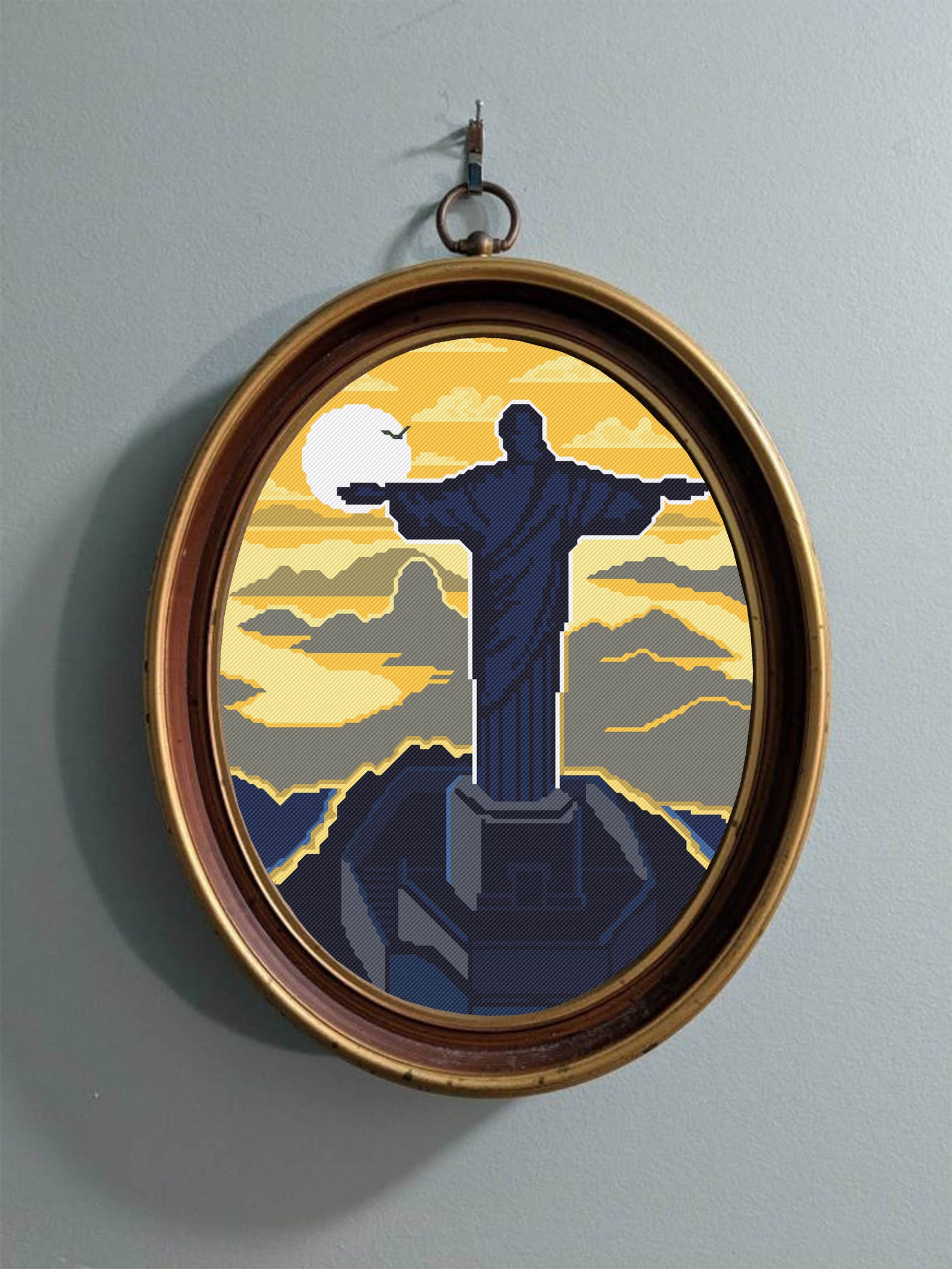 Brazil Rio De Janeiro Cross Stitch Pattern PDF Download - Etsy
