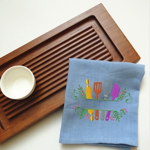 Kitchen Utensils Split Frame Machine Embroidery Design 3 Sizes, Baking ...