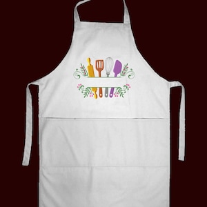 Kitchen Utensils Split Frame Machine Embroidery Design 3 Sizes, Baking ...