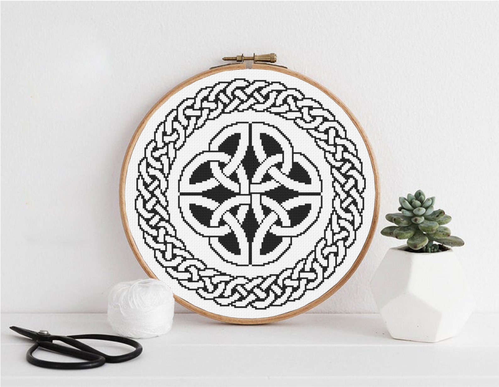 Celtic Knot Cross Stitch Pattern Download PDF Mandala Pattern Digital ...