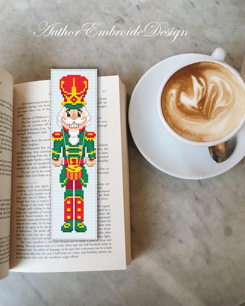 Christmas Nutcracker Bookmark Cross Stitch Pattern PDF Download ...