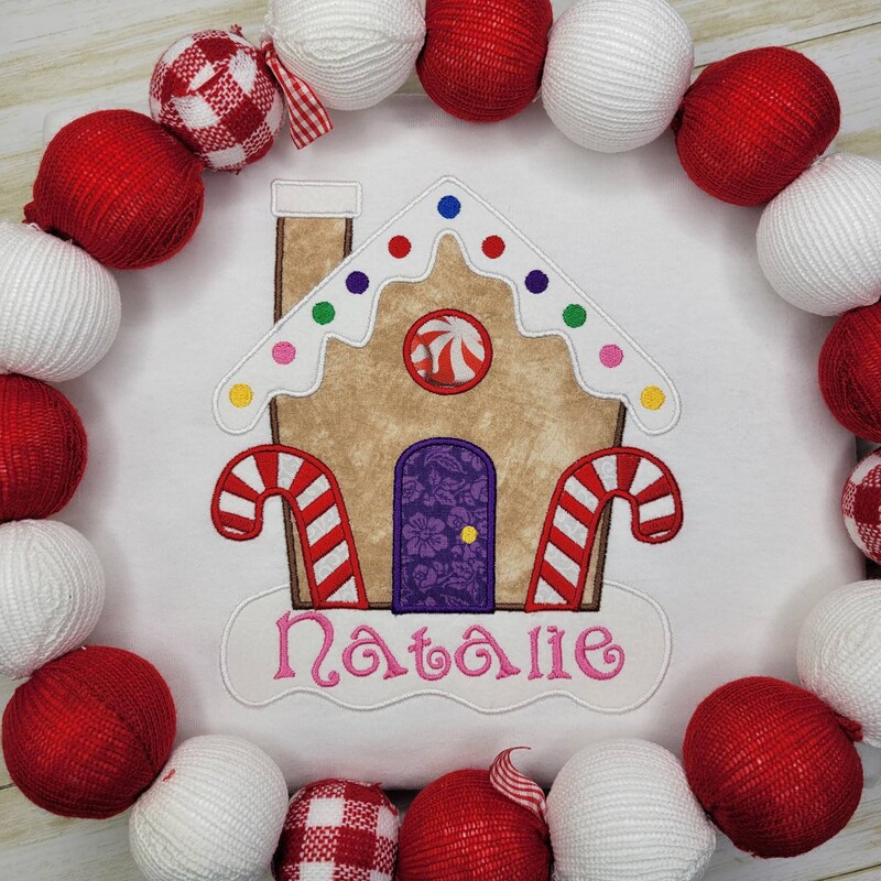 Gingerbread Applique - Etsy