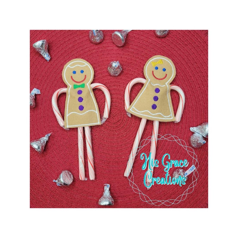 Gingerbread Candy Cane Holder - Etsy