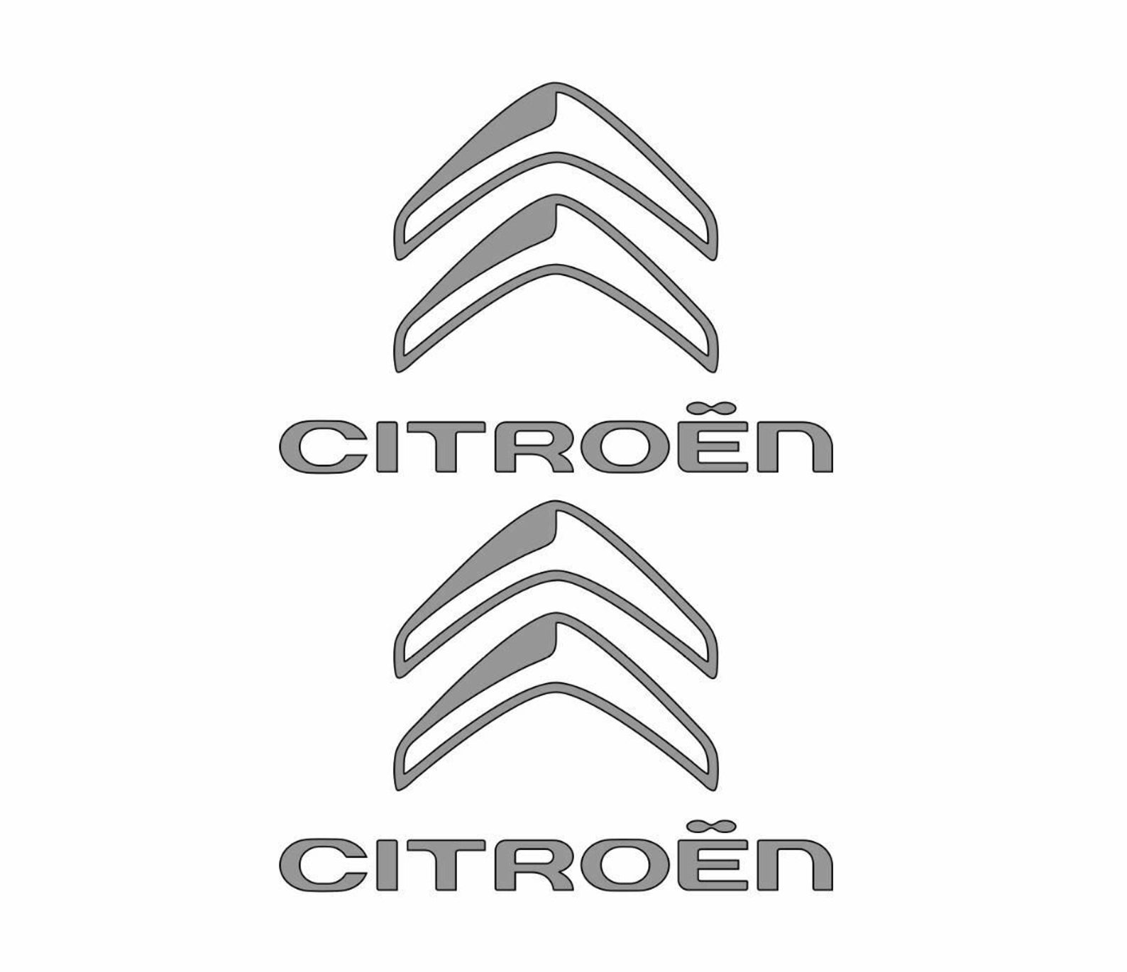 CITROEN VINYL SYMBOL Mirror Decals Stickers Graphics X2 | Etsy