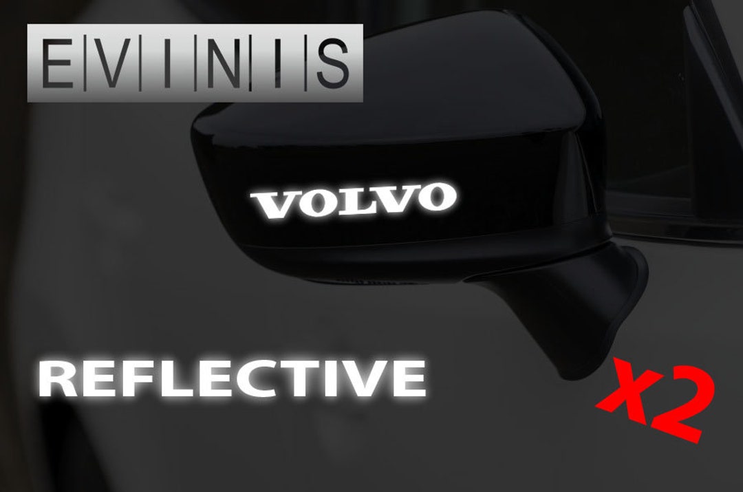 VOLVO WHITE REFLECTIVE Vinyl Symbol Decals Stickers X2 - Etsy