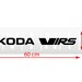 SKODA VRS WINDOW Vinyl Sticker Car Decal 60cm X1 - Etsy