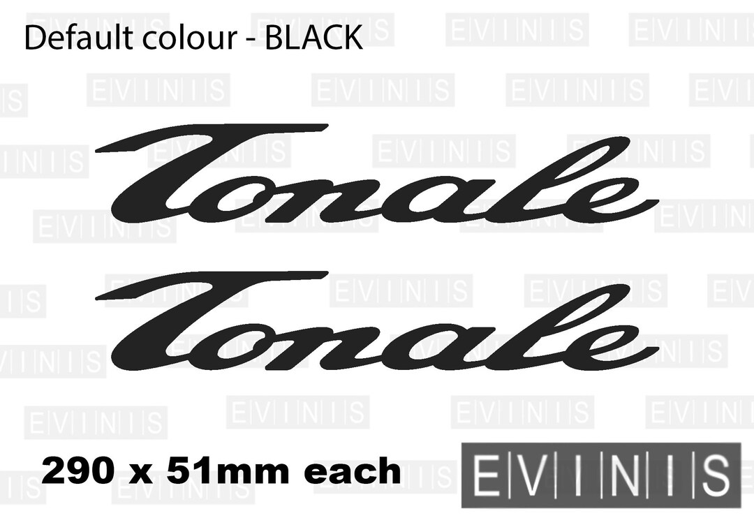 Alfa Romeo TONALE Vinyl Logo Decals Stickers X2 - Etsy