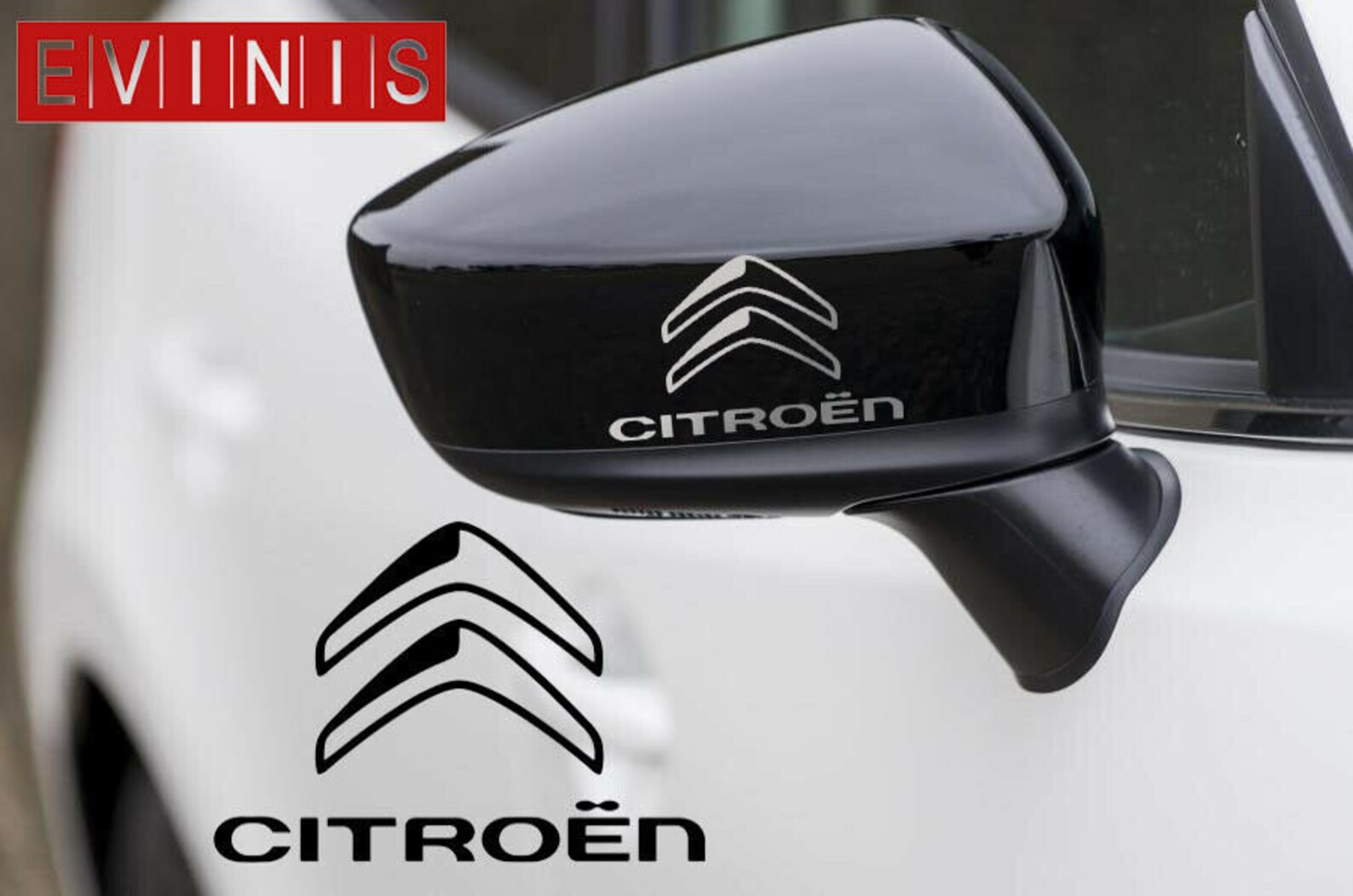 CITROEN VINYL SYMBOL Mirror Decals Stickers Graphics X2 | Etsy