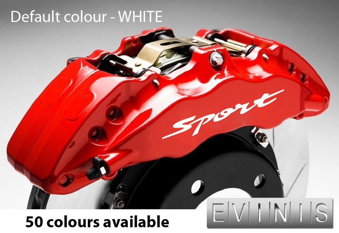 SPORT Car Brake Caliper Vinyl Stickers Decals Graphics, Set of 6 - Etsy