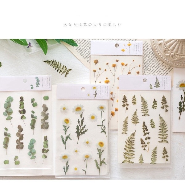 Realistic Flower Stickers - Etsy