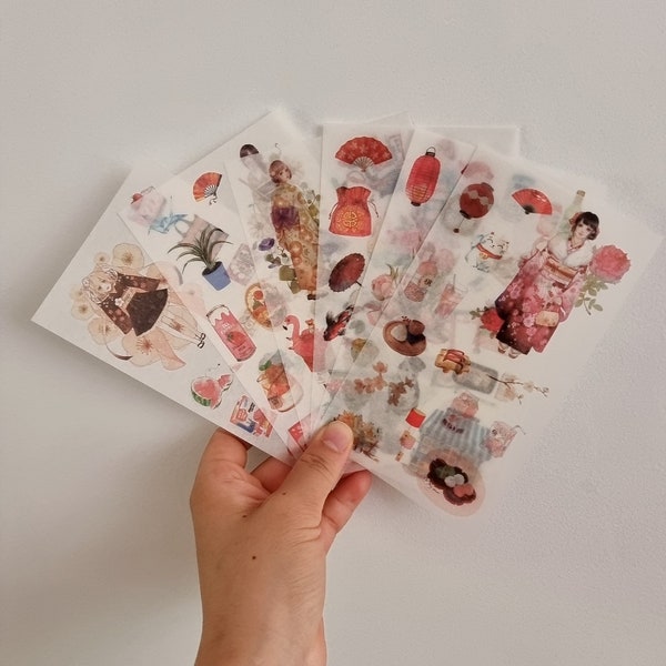 Japanese Stickers - Etsy
