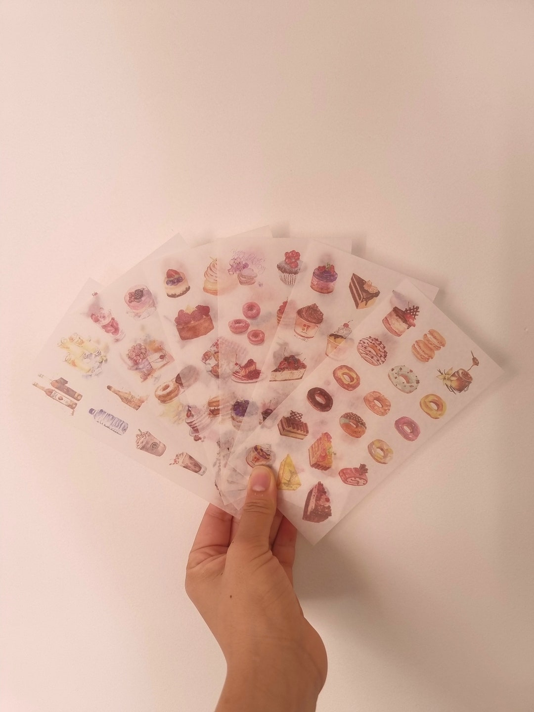 Donuts Lover Stickers, Desserts Stickers, Victoria Sponge Cake Stickers ...