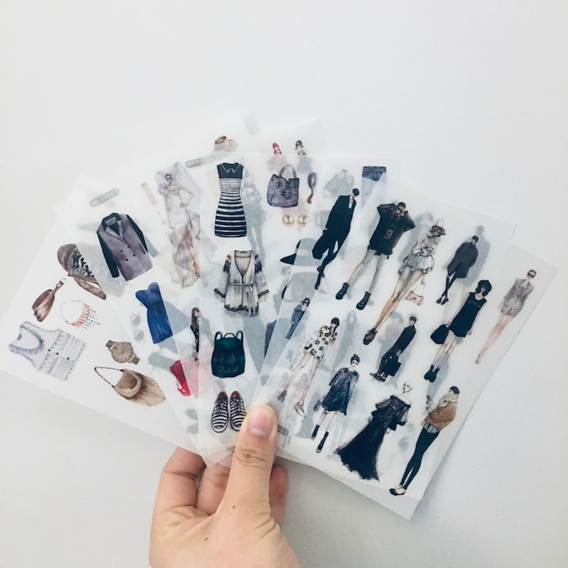 Fashion Stickers - Etsy