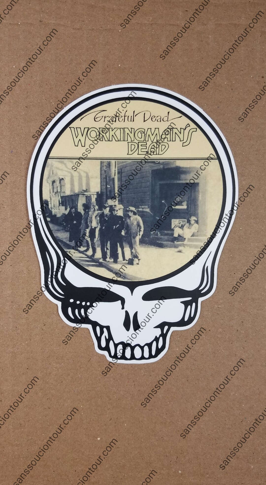 Workingman's Dead SYF Lot Sticker6, Jerry Garcia, JGB, SYF, Bob Weir ...