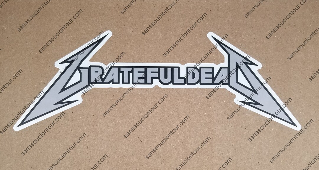 Another 90's Mash-up 3.87x 10.33 Lot Sticker, Jerry Garcia, JGB, SYF ...