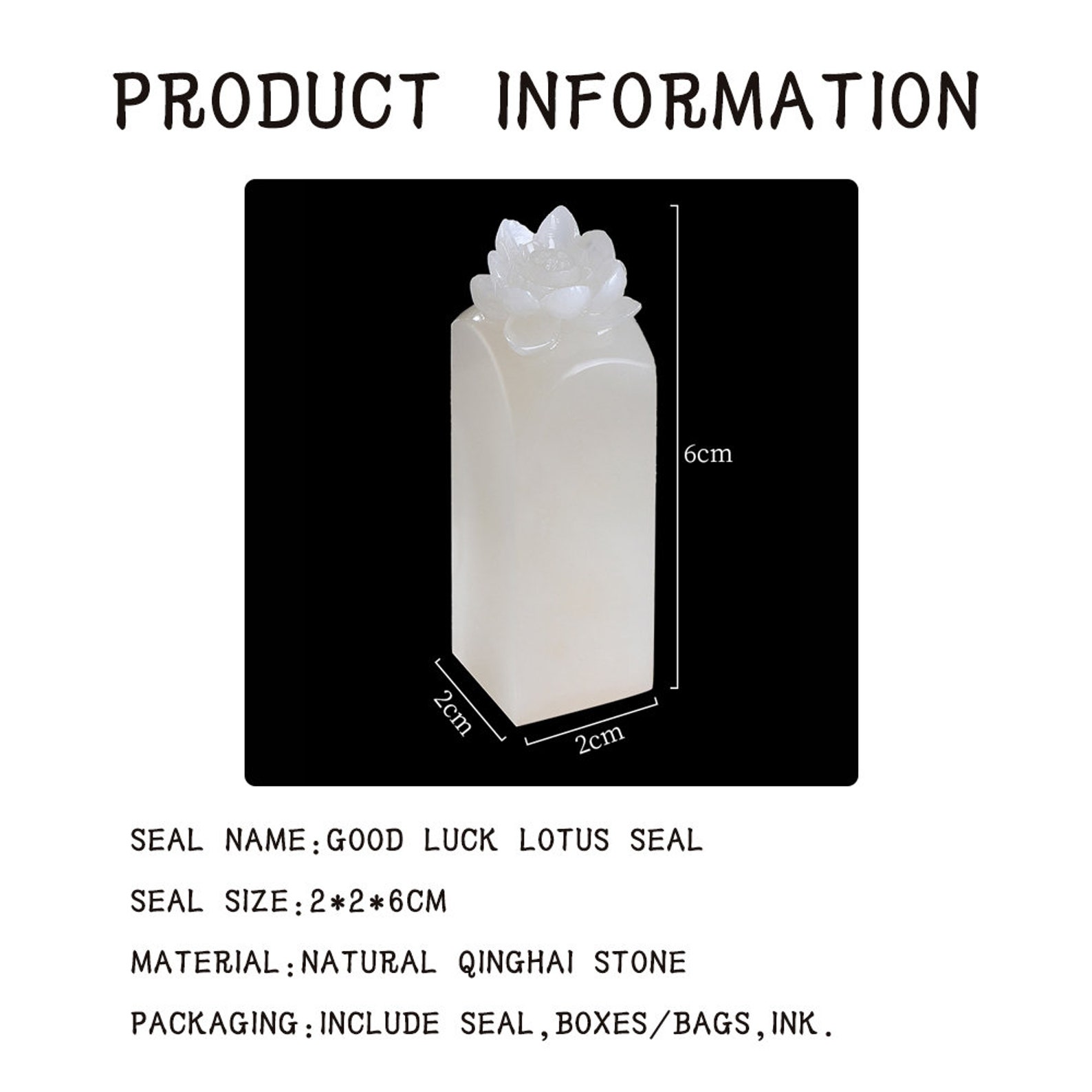 Custom Lotus Seal Name Seal, Stone Seal Carving, Chinese Stone Square ...