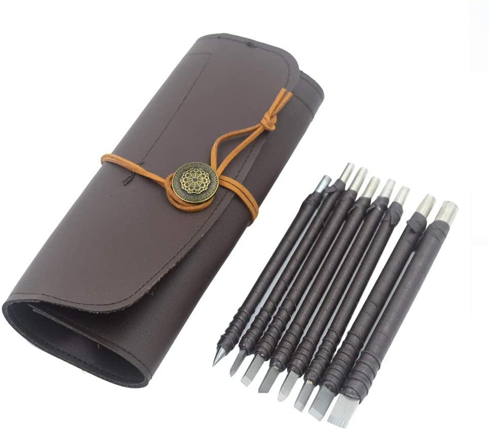 8pcs Tungsten Steel Stone Carving Kit Hard Engraving Carve Cutting ...