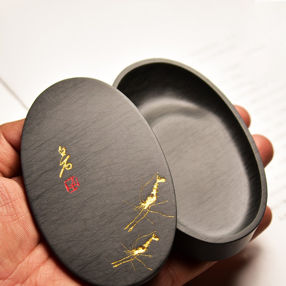 She Yan Inkstone,chinese Calligraphy Inkstone,natural Stone Calligraphy ...