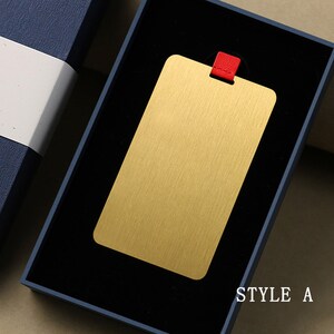 Customized With Any Content Brass Bookmark, Hand Made Present, Book ...