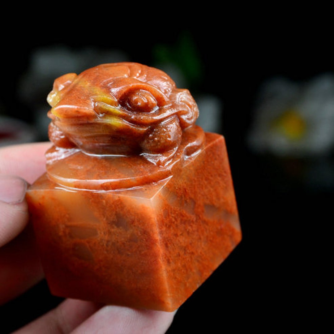 Chinese Toad Chop Seal, Chinese Custom Seal, Chinese Stone Seal Carving ...