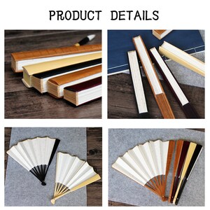 Hand-written Chinese Calligraphy Folding Fan, Handheld Folding Fan,silk ...